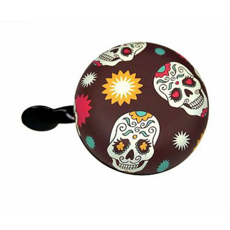 Ding Dong Fahrradglocke Fahrradklingel Klingel - Totenkopf Ø 80 mm